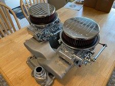 Edelbrock Ford 3x2 Intake Manifold FE Tri Power 390 Stromberg 97 ...