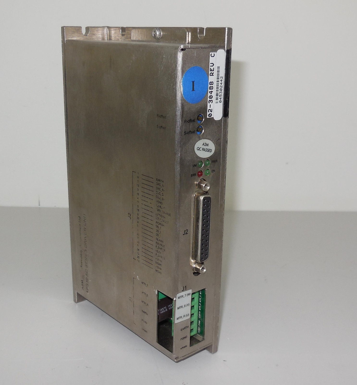 ASM APS30 AC servo driver unit 02-30488 rev C | eBay