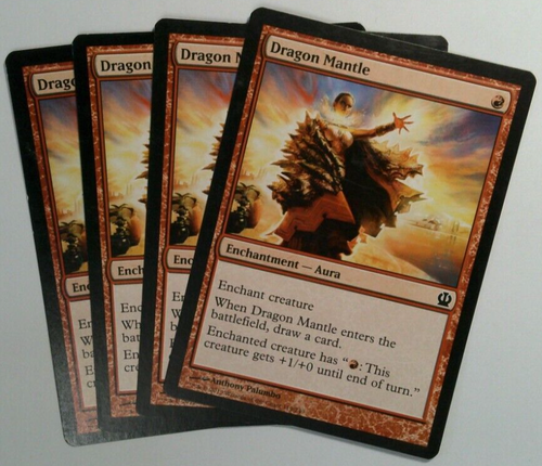 Mtg - Dragon Mantle x4 | eBay