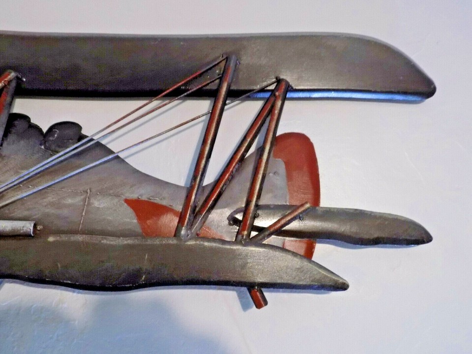 NEW Vintage Style Air Plane Home Decor Metal Airplane Wall Airplane ...