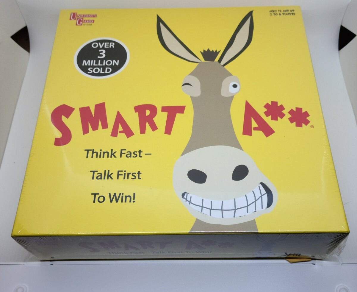 Brand New University Games Smart Ass The Ultimate Trivia Board Game ...