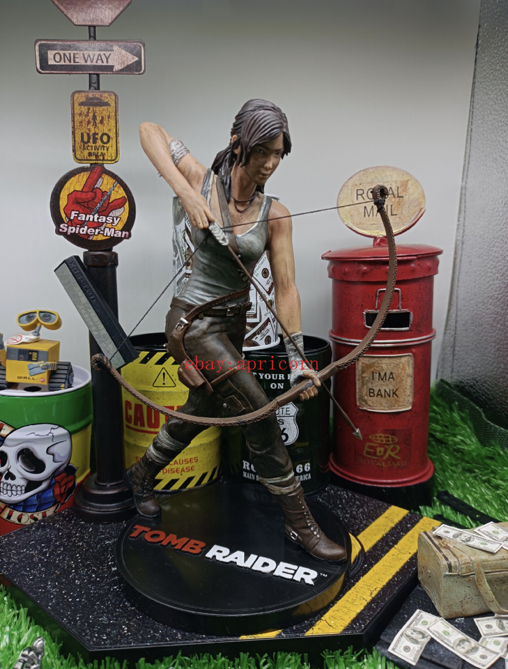 Lara Croft Tomb Raider Figure Statue Model Collectible Limited Boy Gift ...