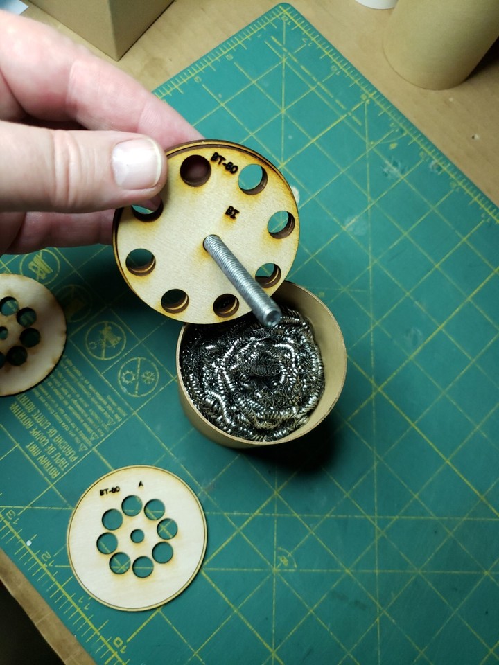 BT-80 Baffle set For Flying Model Rocket kits laser cut ply eliminates ...