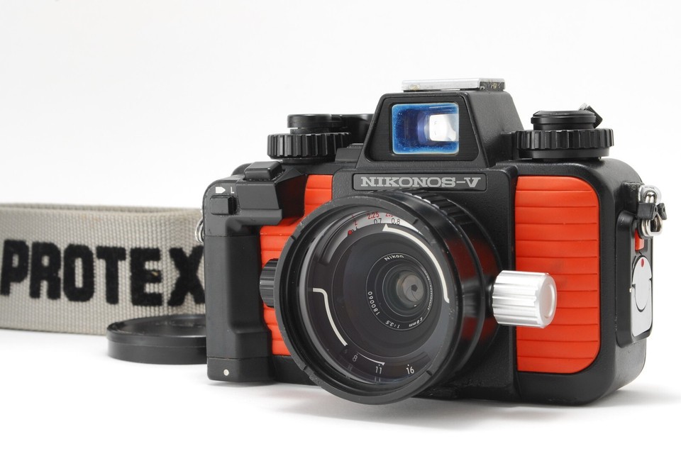 [ EXC+5 w/Trunk ] Nikon NIKONOS-V underwater camera F3.5 28mm Lens SB ...