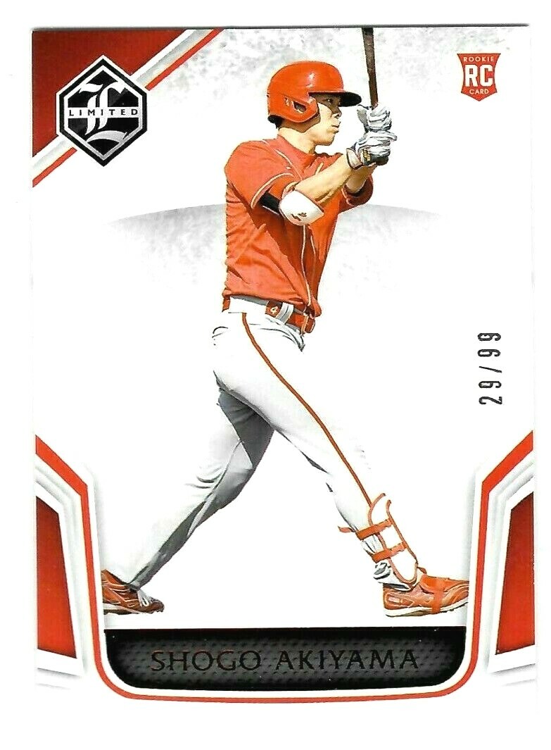 Shogo Akiyama 2020 Panini Chronicles Limited RED Rookie RC /99 Reds | eBay