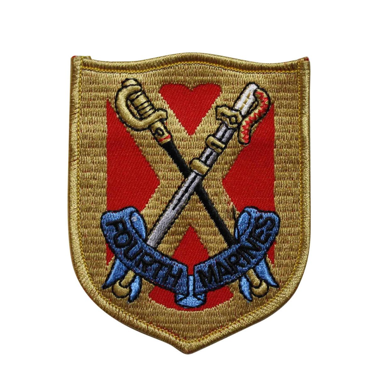 4th Marine Regiment Iron On Patch - USMC Corps Forth 3rd Division - 046 ...