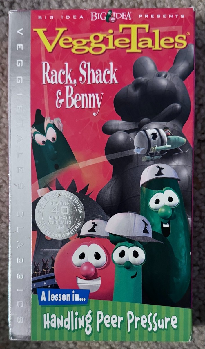 Veggietales Rack Shack And Benny Vhs VeggieTales Rack, Shack & Benny