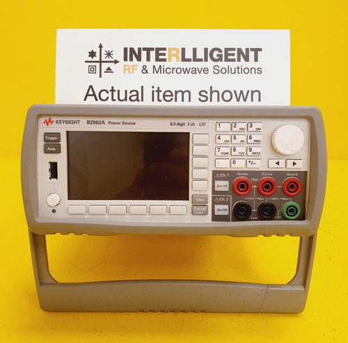 Keysight B2962A Source Meter Unit (SMU) 2CH, 100nV to 210V, 10fA to 10 ...