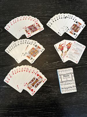 Piatnik “Music” Playing Cards No. 124716, Made in Austria Complete w ...