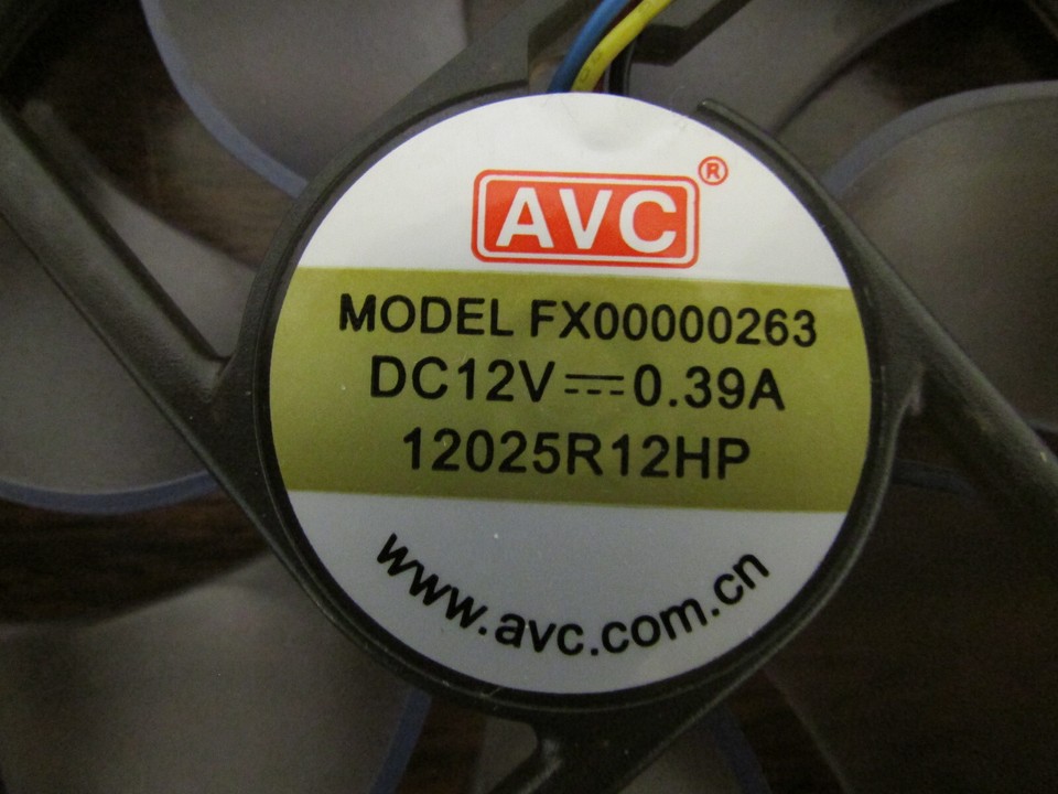 Muffin Computer Fan DC 12V DC12V 120mm 120x120x25mm AVC FX00000263 ...