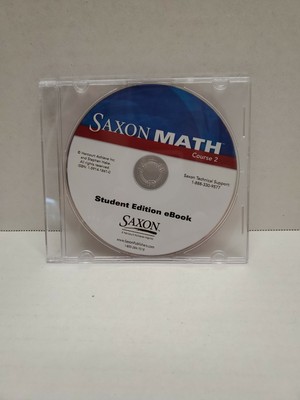 Saxon Math, Course 2 Student Edition eBook - CD, ISBN 1591418410, Like ...