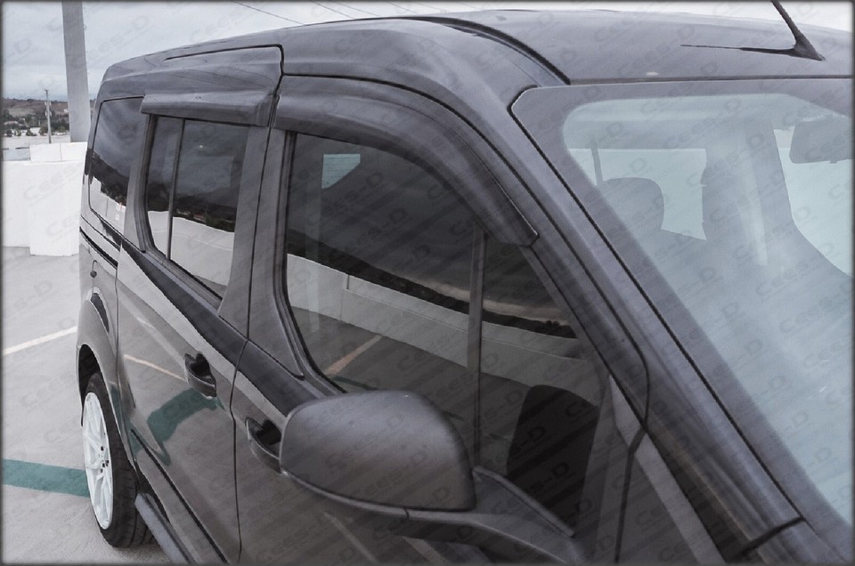 for 2014 → 2023 Ford Transit Connect / WINDOW VISORS DEFLECTOR RAIN ...