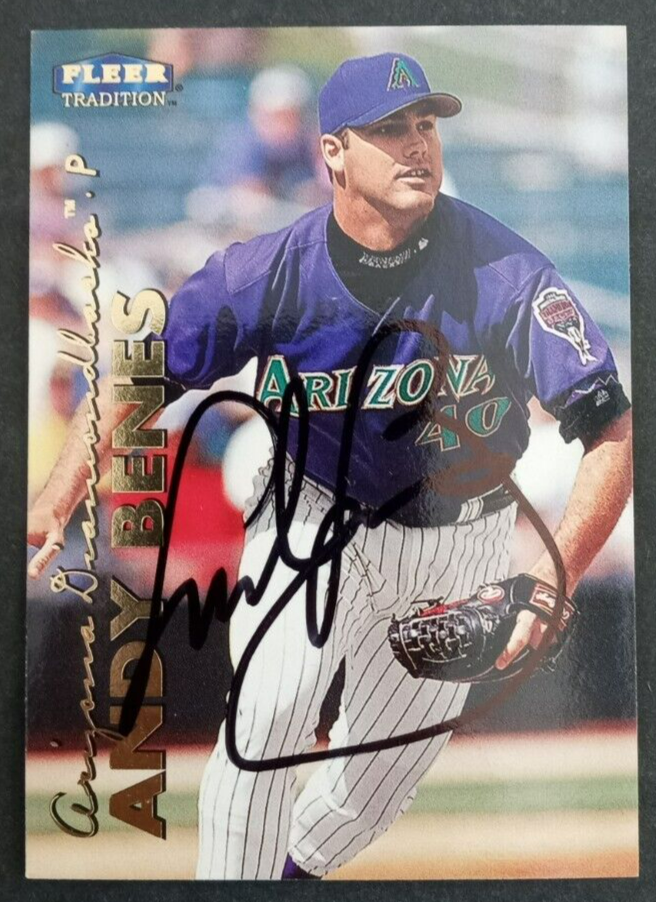 1999 Fleer SIGNED: Andy Benes, DIAMONDBACKS #145 | eBay