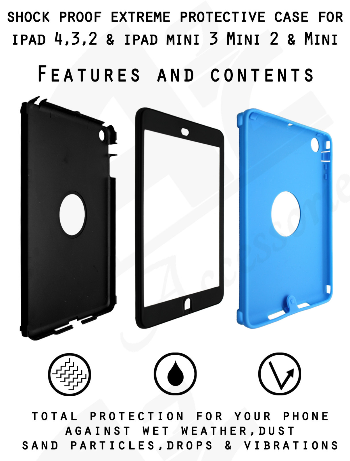 Tough Builder Heavy Duty Shock Proof Defender Military Case Cover For ...