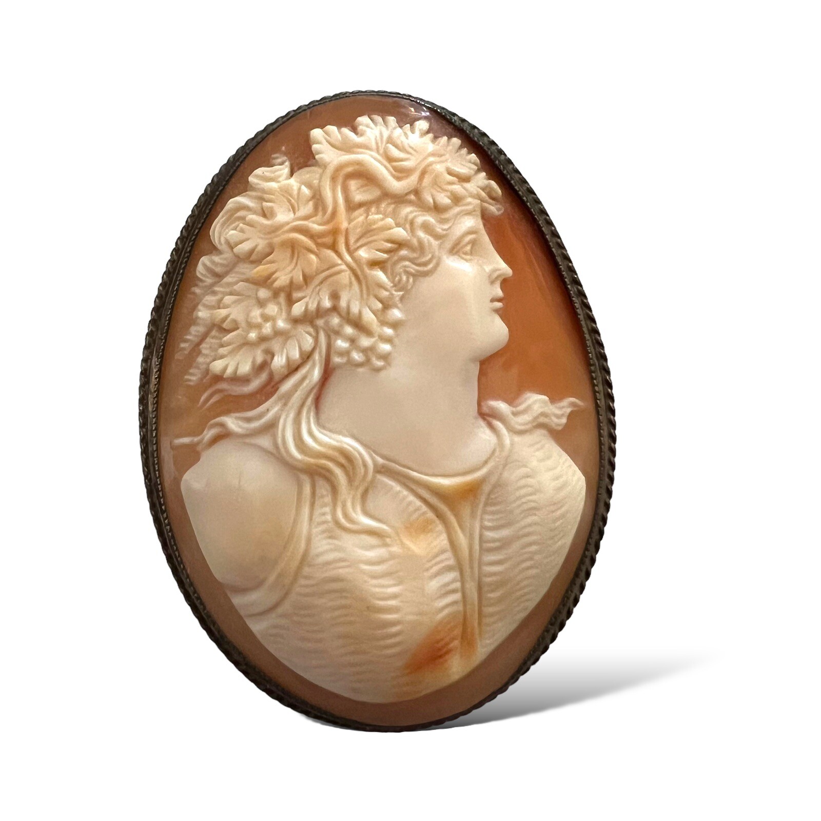 Large Antique Victorian Edwardian Carved Shell Cameo … - Gem