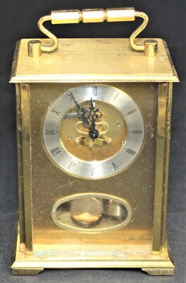 Seth Thomas Brass Carriage Clock - Germany - Vintage - Runs | eBay