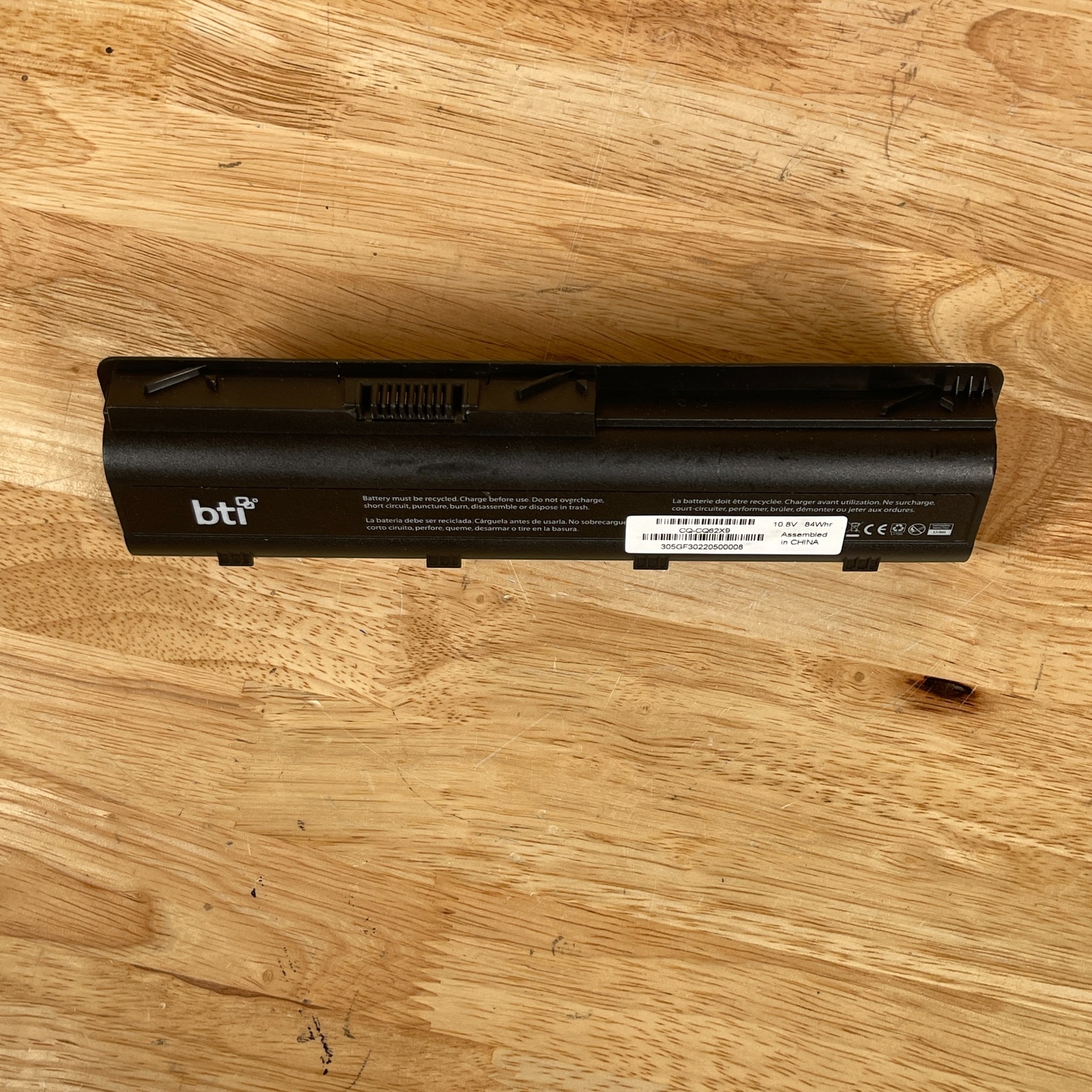 BTI CQ-CQ62X9 10.8V 9-Cell 7800 mAh Li-ion Battery for Hp Compaq ...