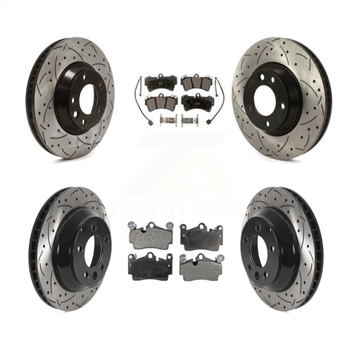 For Audi Q7 Volkswagen Touareg Front Rear Disc Brake Rotor Semi ...