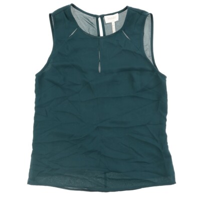 Laundry By Shelli Segal Womens Deep Emerald Sleeveless Casual Tank Top ...