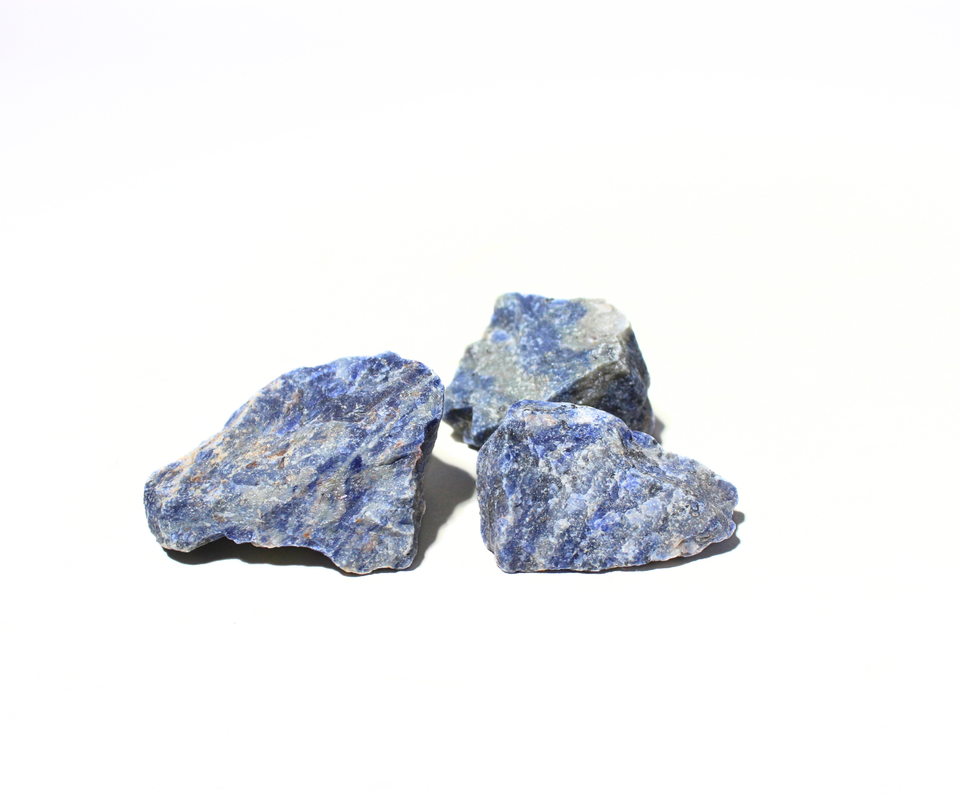 Sodalite "Granite" - Rough Rocks for Tumbling - Bulk Wholesale options ...