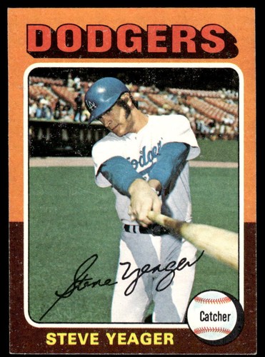 1975 Topps Steve Yeager #376 Los Angeles Dodgers Baseball Card | eBay