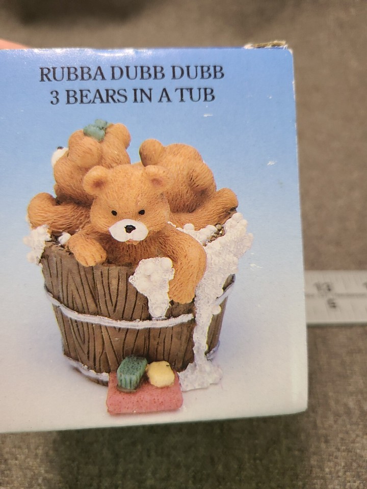 3 Bears in Tub Bath, Soap, Rubba-Dubb-Dubb | eBay