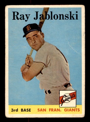 1958 Topps Baseball #362 Ray Jablonski GD *e1 | eBay