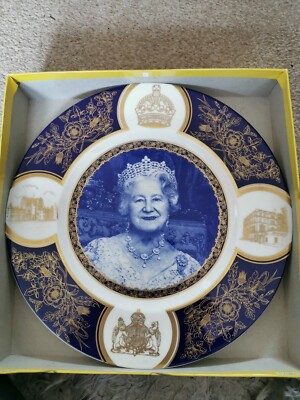 COALPORT - H. M. QUEEN ELIZABETH THE QUEEN MOTHER 90TH BIRTHDAY PLATE ...