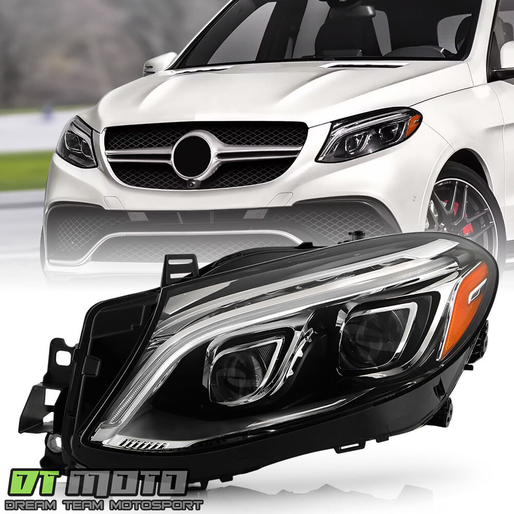 For 2016-2019 Mercedes-Benz GLE350 W166 Full LED Headlight Headlamp ...