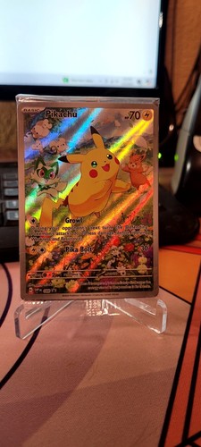 Pokémon TCG Pikachu SVP088 Black Star Promo Paldea Adventure Chest Holo ...