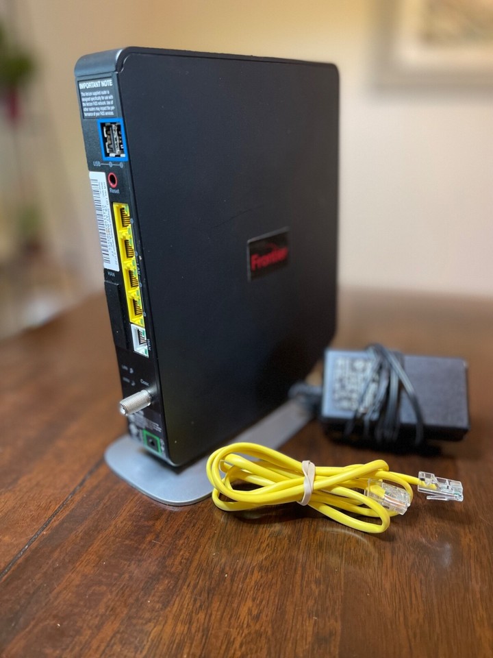 Verizon Fios Quantum Gateway 4-Port Dual Band Wi-Fi Router - Black ...