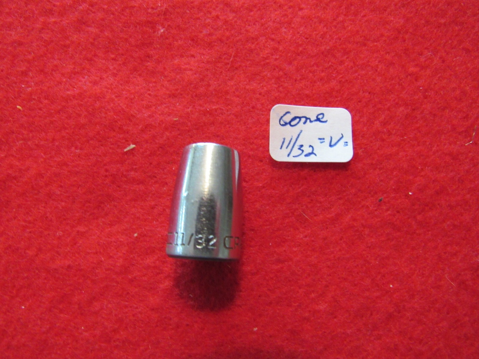 Vintage Craftsman 1/4" Drive Cone Socket =V= --11/32--#496 | eBay