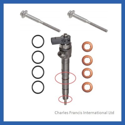 For Audi A3 Q2 2.0 TDI Injector seal kit 0445110474 + Injector Bolts ...