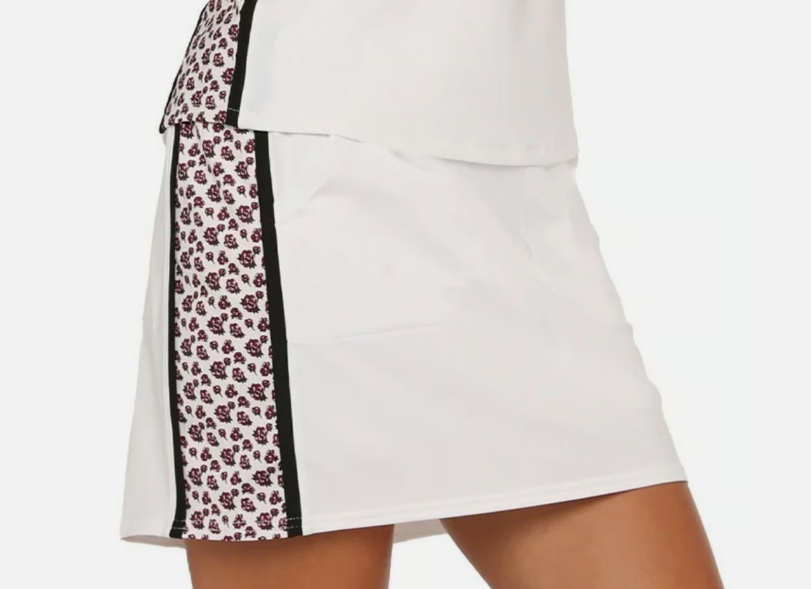 NWT Belyn Key Mia Stretch Golf Tennis Athletic Skort w/ Pockets Medium ...