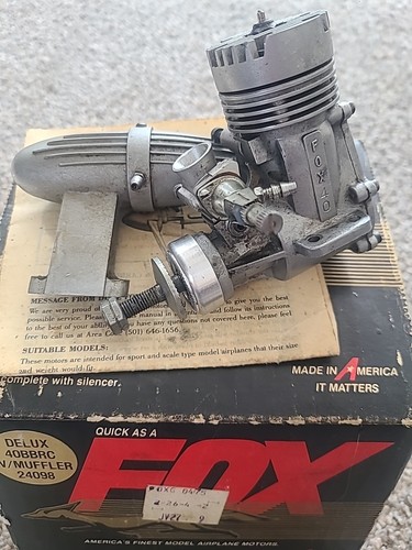 Used. Fox .40 BBRC W/ Muffler #24098. Manual Included. | eBay