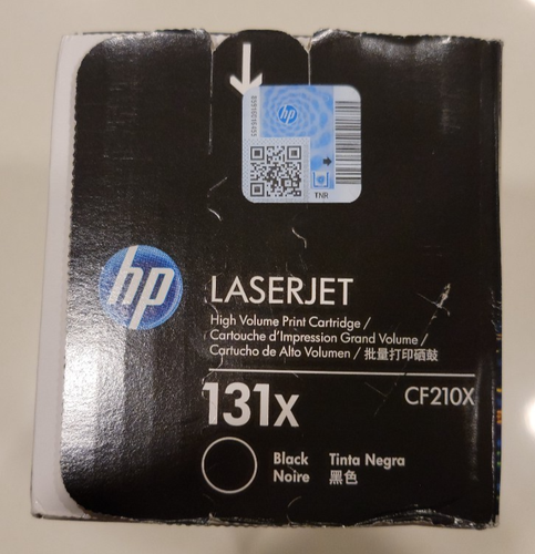 Genuine HP 131X CF210X High Yield Black Toner Cartridge New in Sealed ...