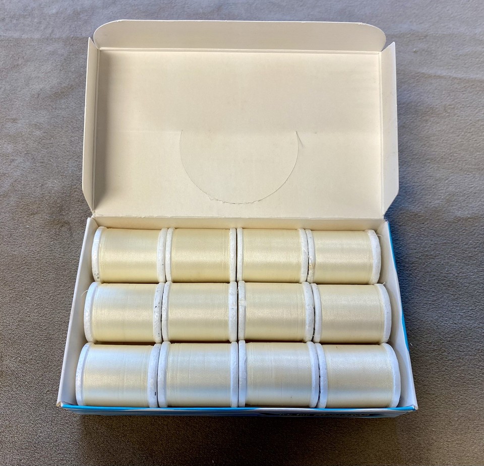 Vintage NOS Rod Winding Thread Size 00 White | eBay