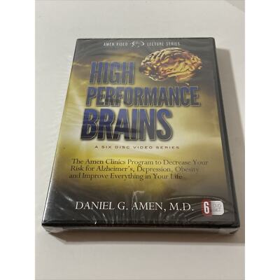 Brand New Daniel Amen High Performance Brains (DVD, 6-Disc Video Series Set) 9781886554412| eBay