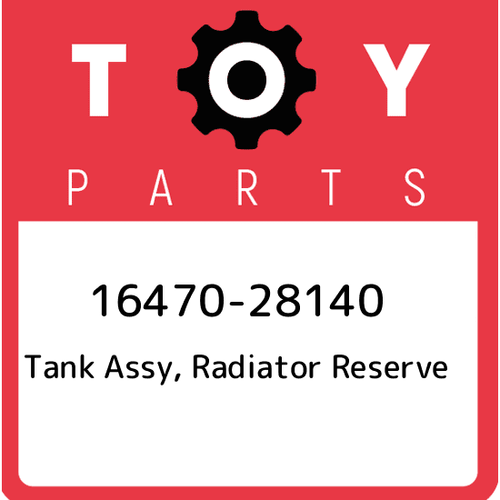 16470-28140 Toyota Tank assy, radiator reserve 1647028140, New Genuine ...
