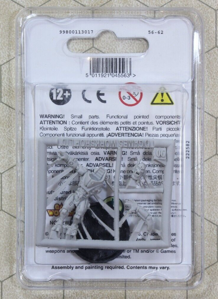 WH40K Citadel FINECAST Tau LONGSTRIKE Tank COMMANDER OOP 56-62 sealed ...