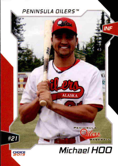 2013 Peninsula Oilers Choice #10 Michael Hoo Cupertino California ...
