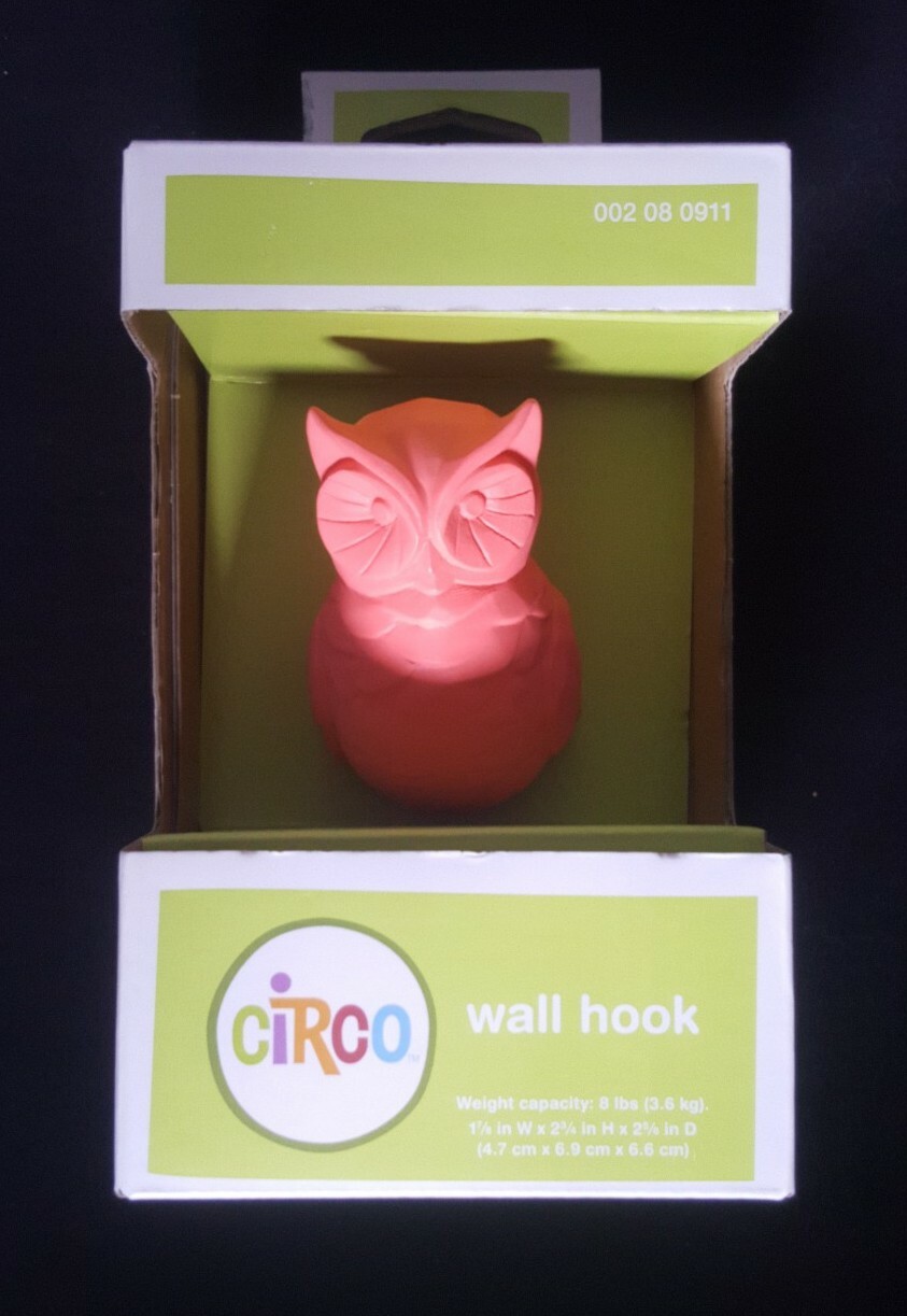 Circo Wall Hook Peach Pink Owl (AB1) | eBay