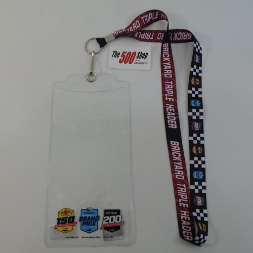 2022 Brickyard Triple Header Lanyard / Ticket Holder NASCAR Cup Xfinity ...