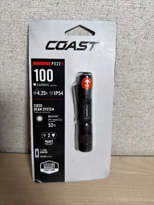 Coast PX22 100 Lumens Flashlight Black New In Package. P 0001 | eBay