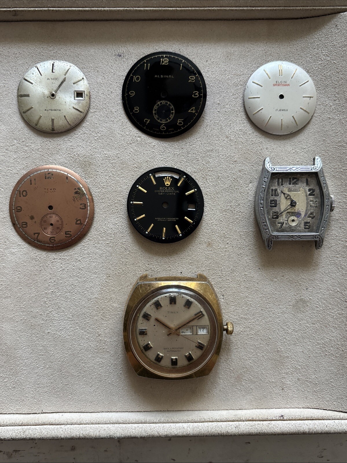 Lot Of Vintage Watch Dials & Manual / Automatic Watches | eBay