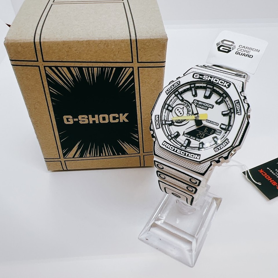Casio G-SHOCK GA-2100MNG-7AJR Tough Watch Japan 45mm 20ATM G-SHOCK ...