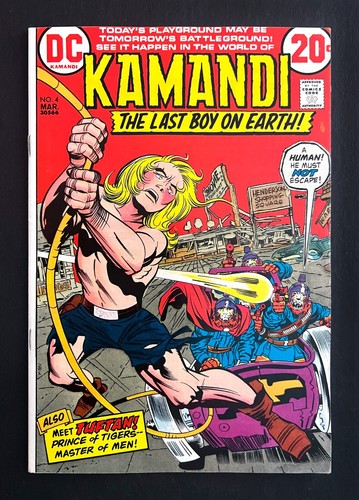 Kamandi #4 Hi-Grade By Jack Kirby Story, Art & Cover Art DC Comics 1973 ...