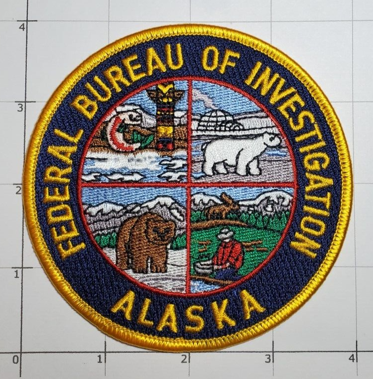 FBI Alaska Patch Federal Bureau of Investigation Anchorage | eBay