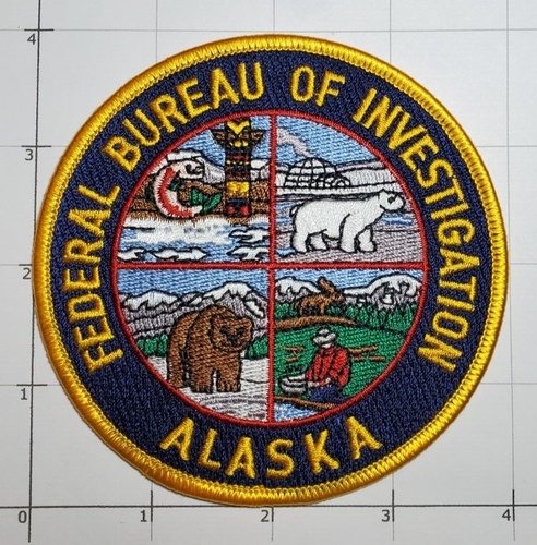 FBI Alaska Patch Federal Bureau of Investigation Anchorage | eBay