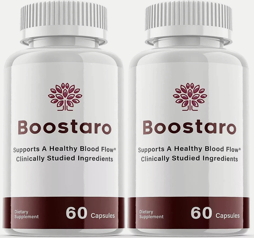 2 Pack - Boostaroo Healthy Blood Flow Support Pills, Extra Strength-120 ...